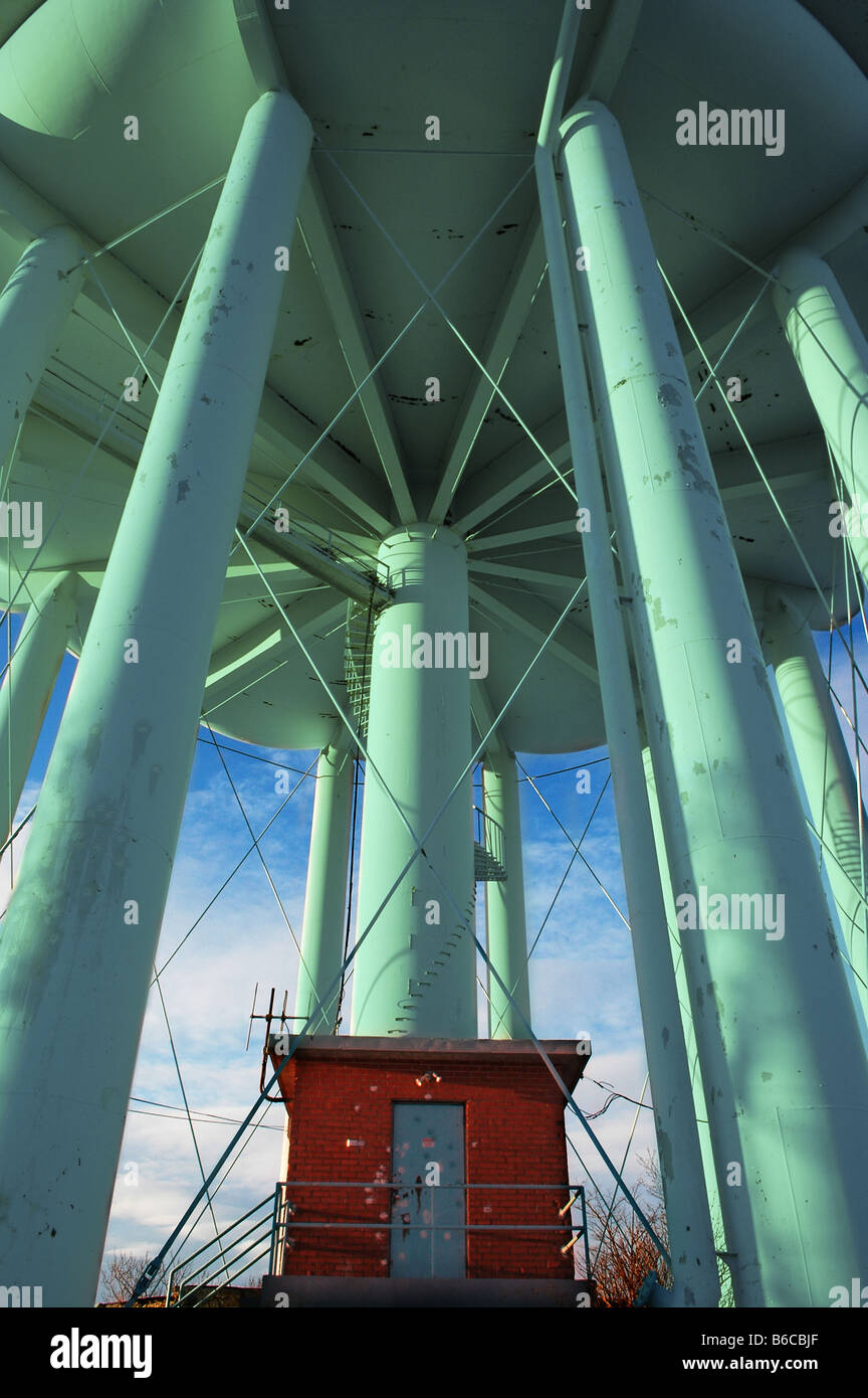 Base of a gigantic water tower Stock Photo - Alamy