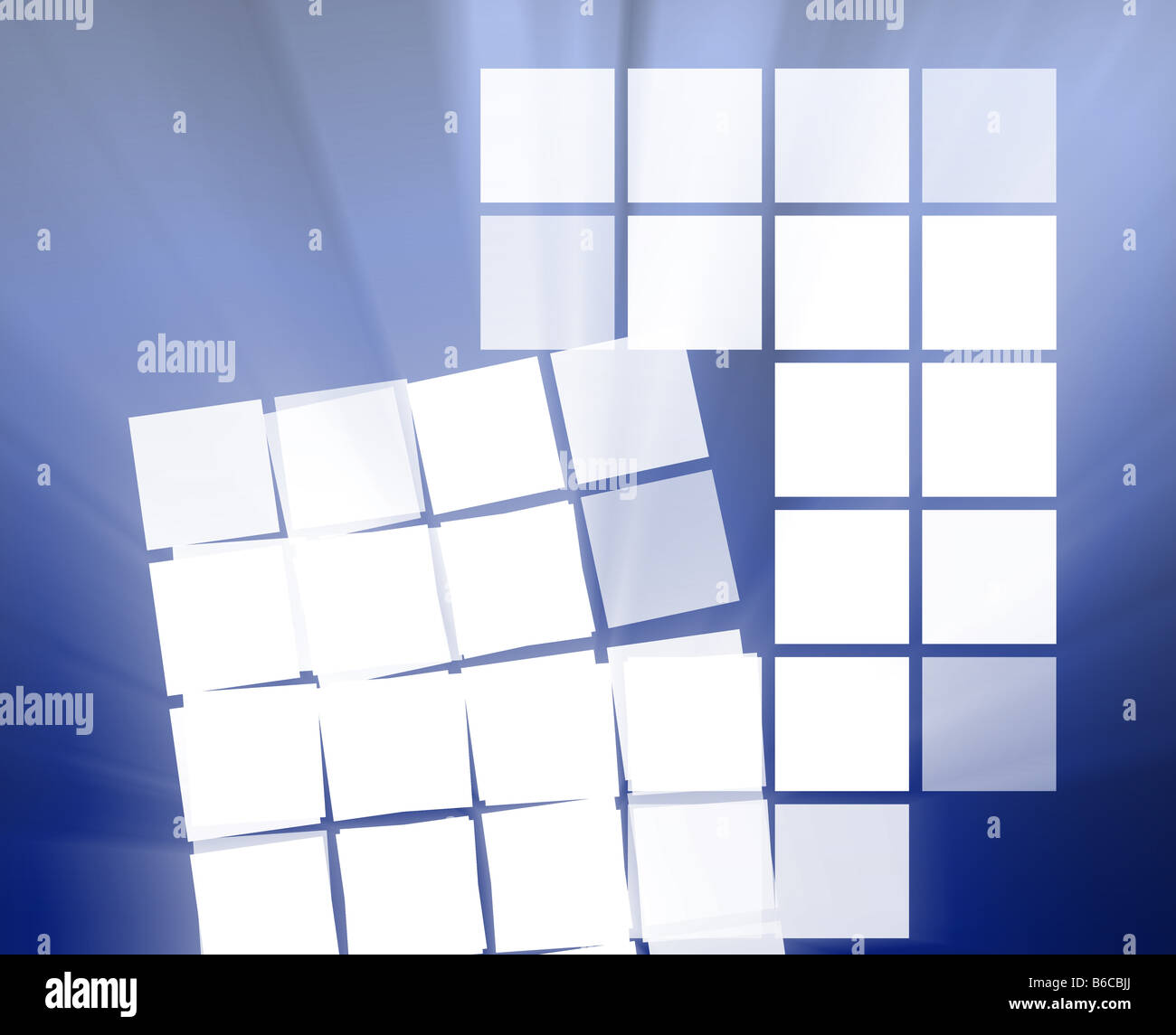 Abstract wallpaper illustration of geometric square shapes Stock Photo ...