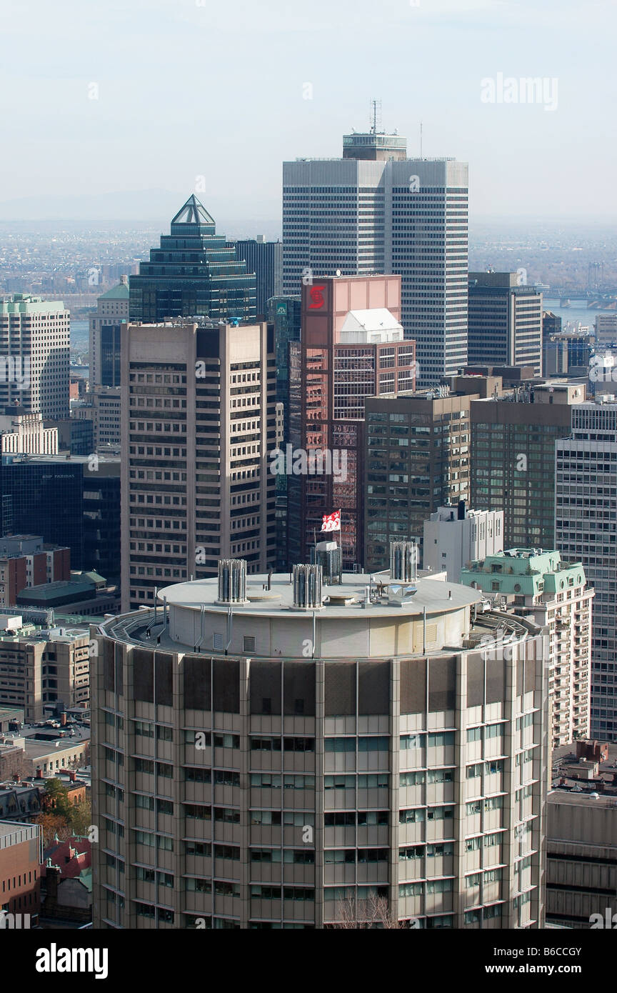 Skyline of a modern metropolis Montreal, Quebec, Canada Stock Photo - Alamy