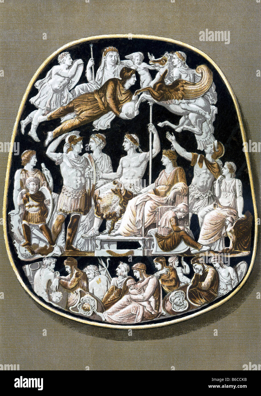 Apotheosis of Augustus Stock Photo - Alamy