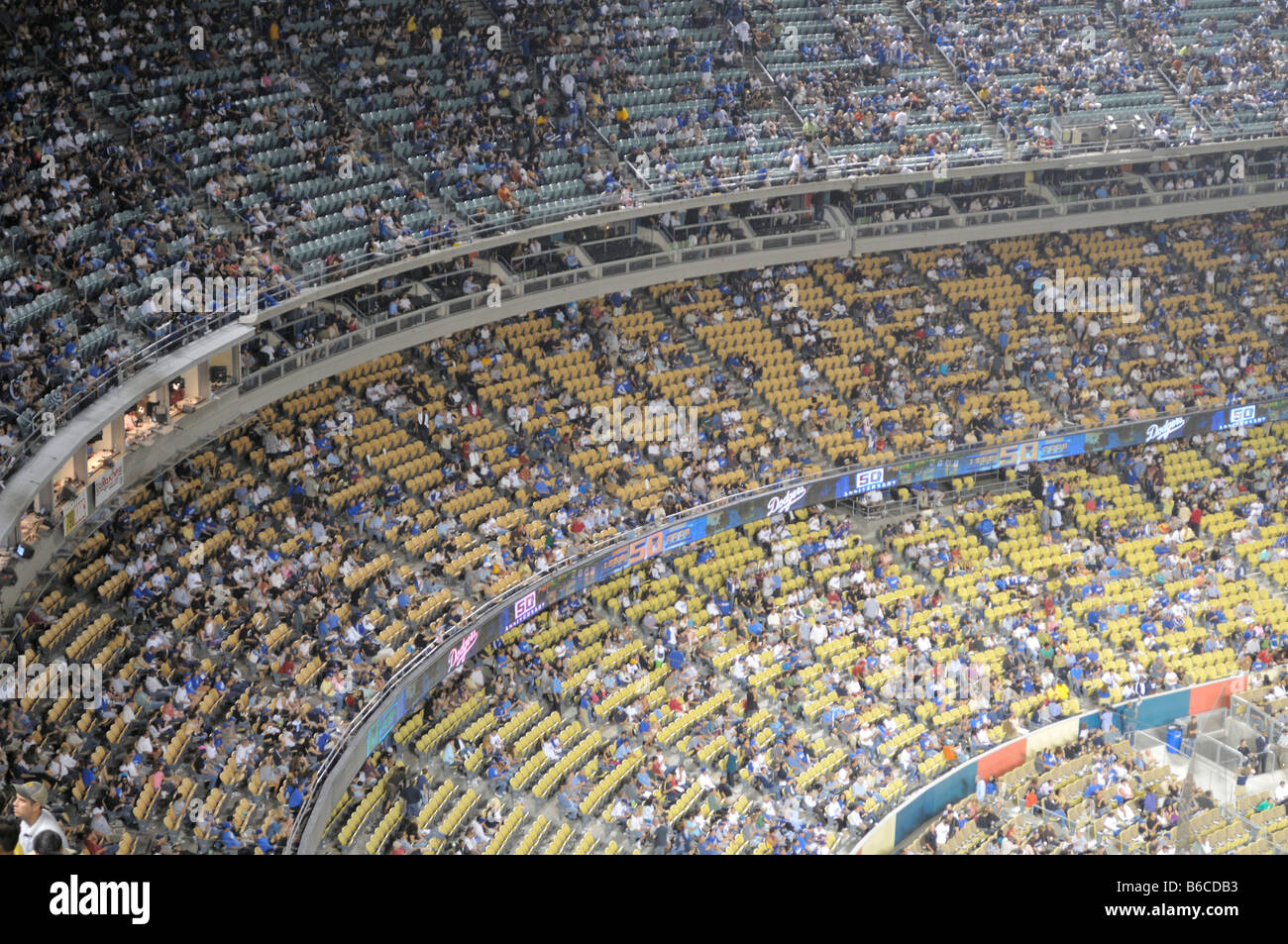 Stadium seating filled with spectators Stock Photo - Alamy