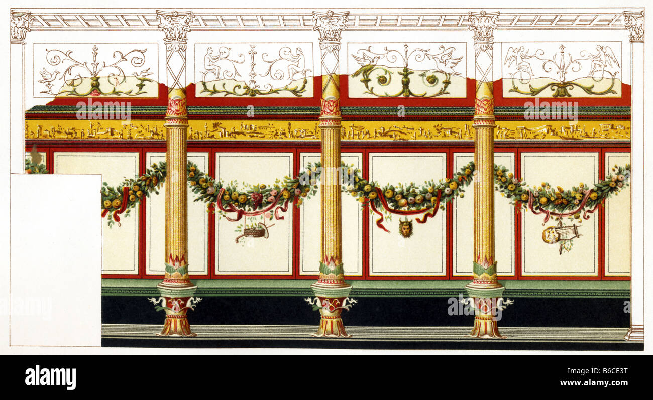 Roman wall painting hi-res stock photography and images - Alamy