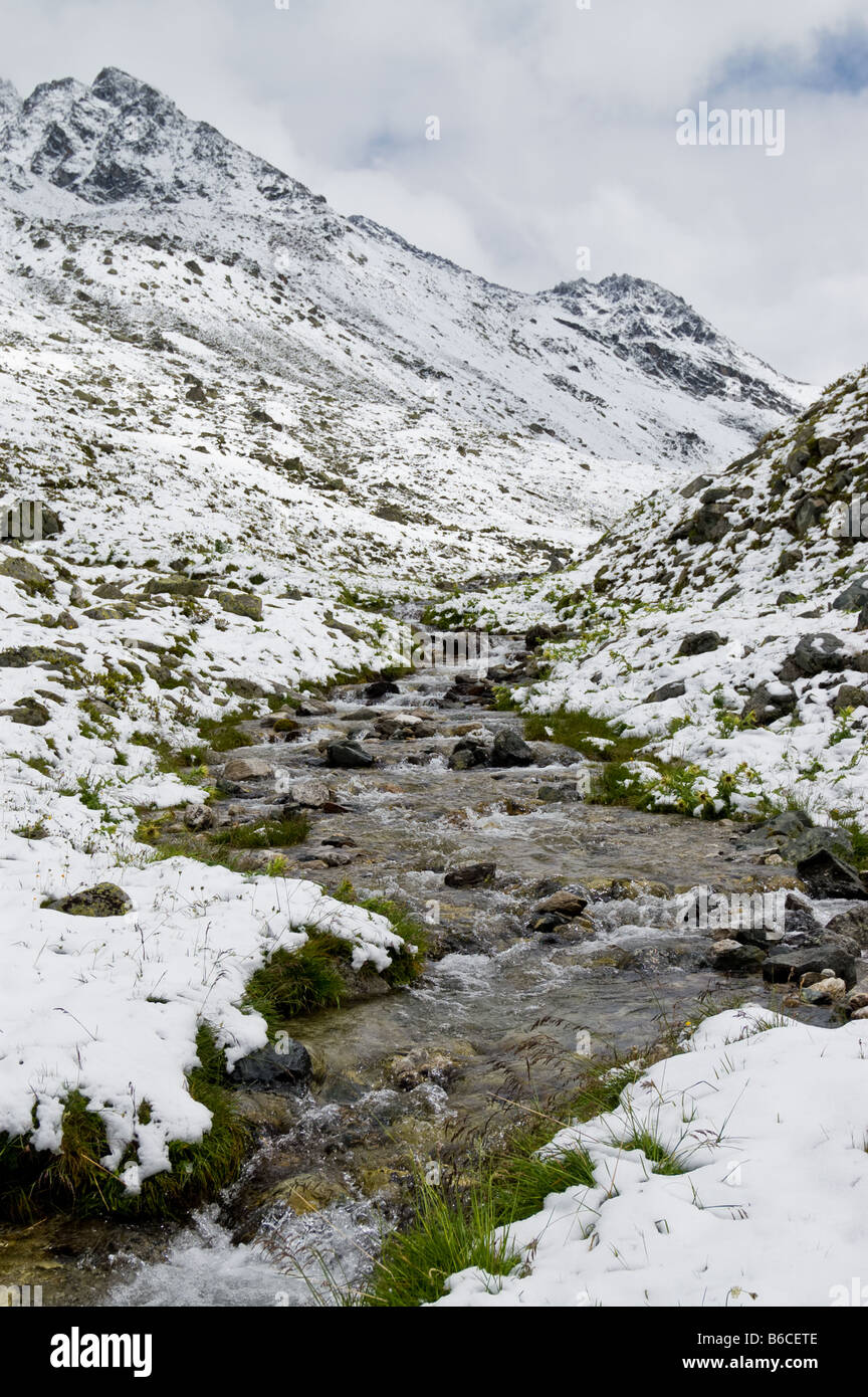Snowdrift in the alps hi-res stock photography and images - Alamy