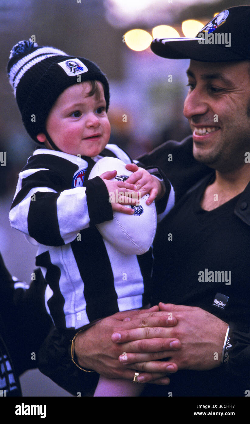 Australian Rules Football supporter Stock Photo - Alamy