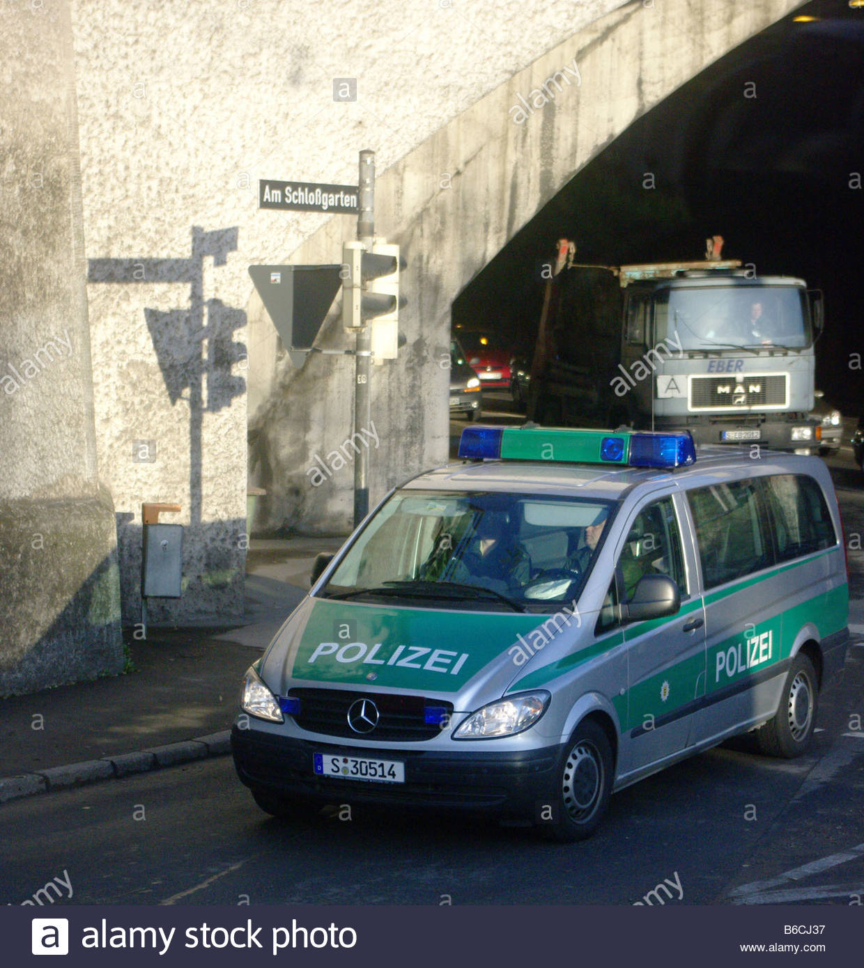 Police Car Stuttgart Germany High Resolution Stock Photography and ...
