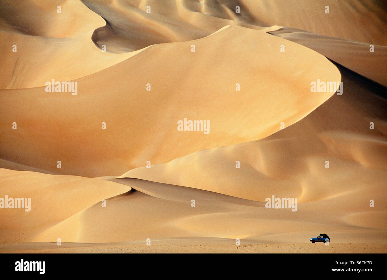 Libya, Fezzan region near Ghat. Akakus (Acacus) National Park. Sand ...