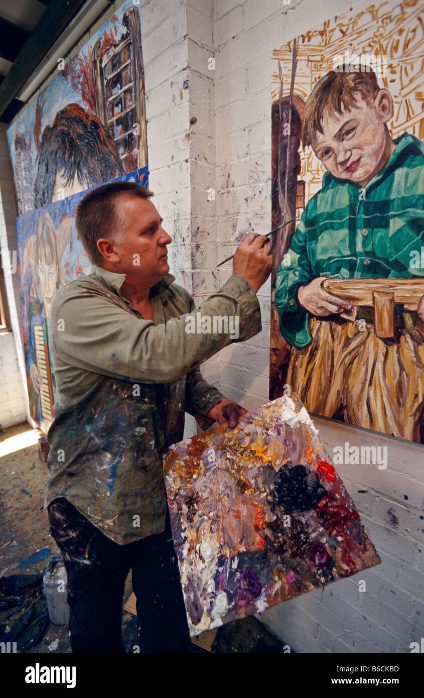 Australian artist George Gittoes Stock Photo - Alamy