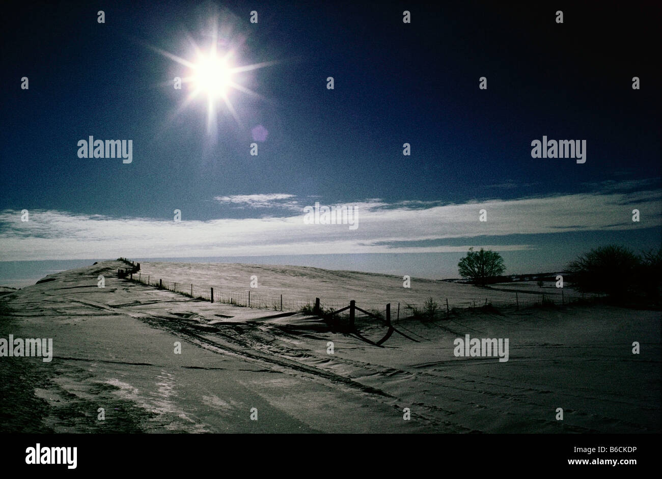 Winter scene in rural Ontario,Canada,North America Stock Photo - Alamy