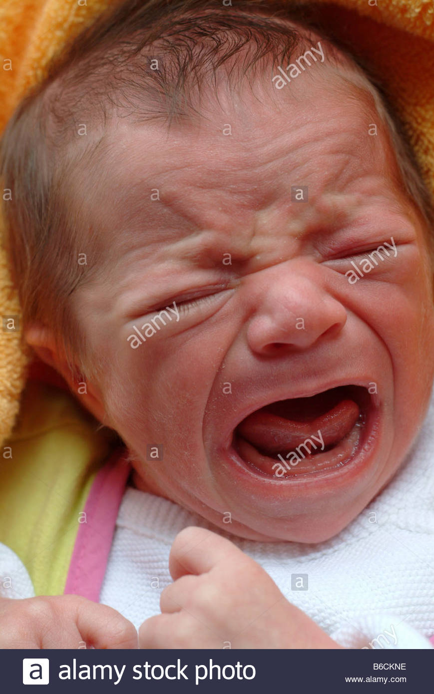 Screaming Baby New Born Stock Photos & Screaming Baby New Born Stock ...