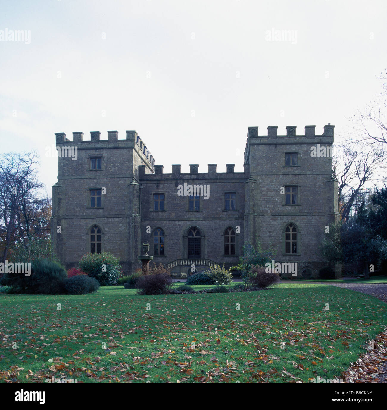 Clearwell Castle West Front Stock Photo - Alamy