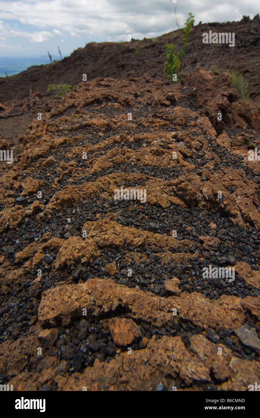 Volcanic Landscape Galapagos Island Ecuador Stock Photo - Alamy
