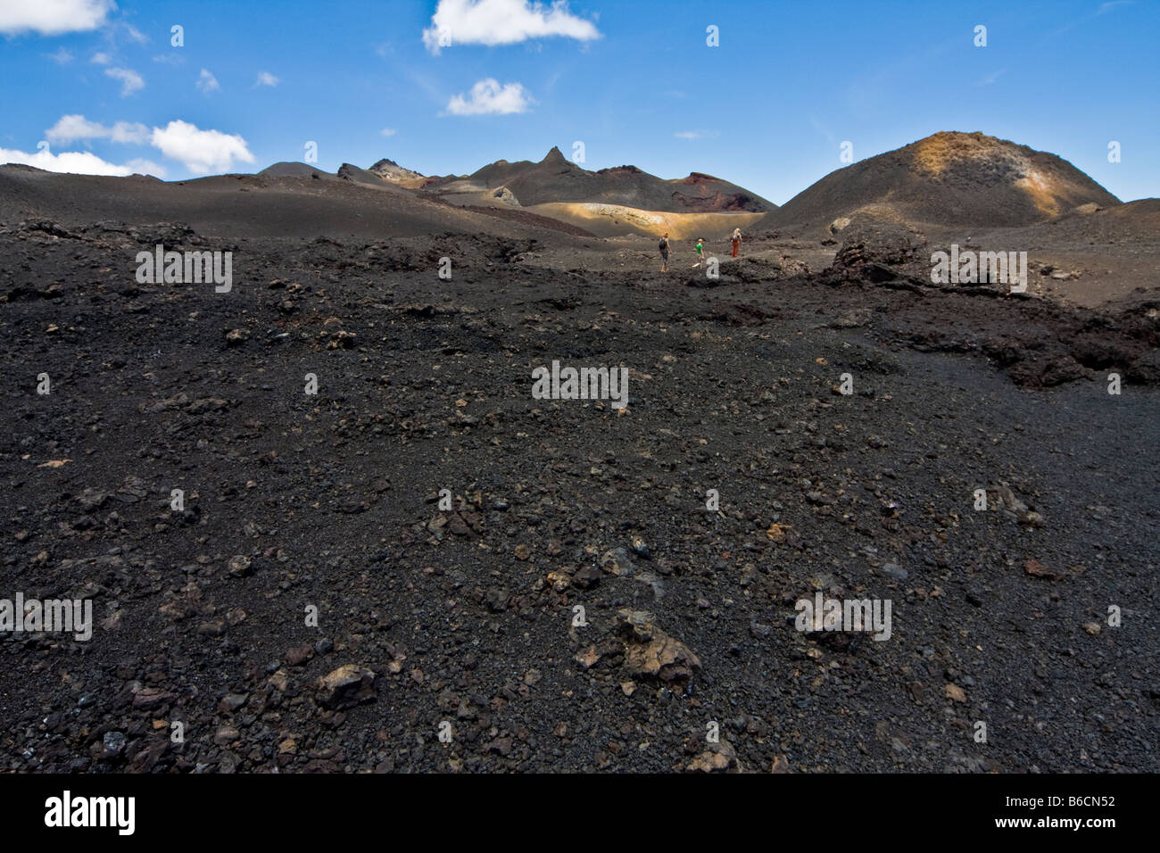 Volcanic Landscape Galapagos Island Ecuador Stock Photo - Alamy