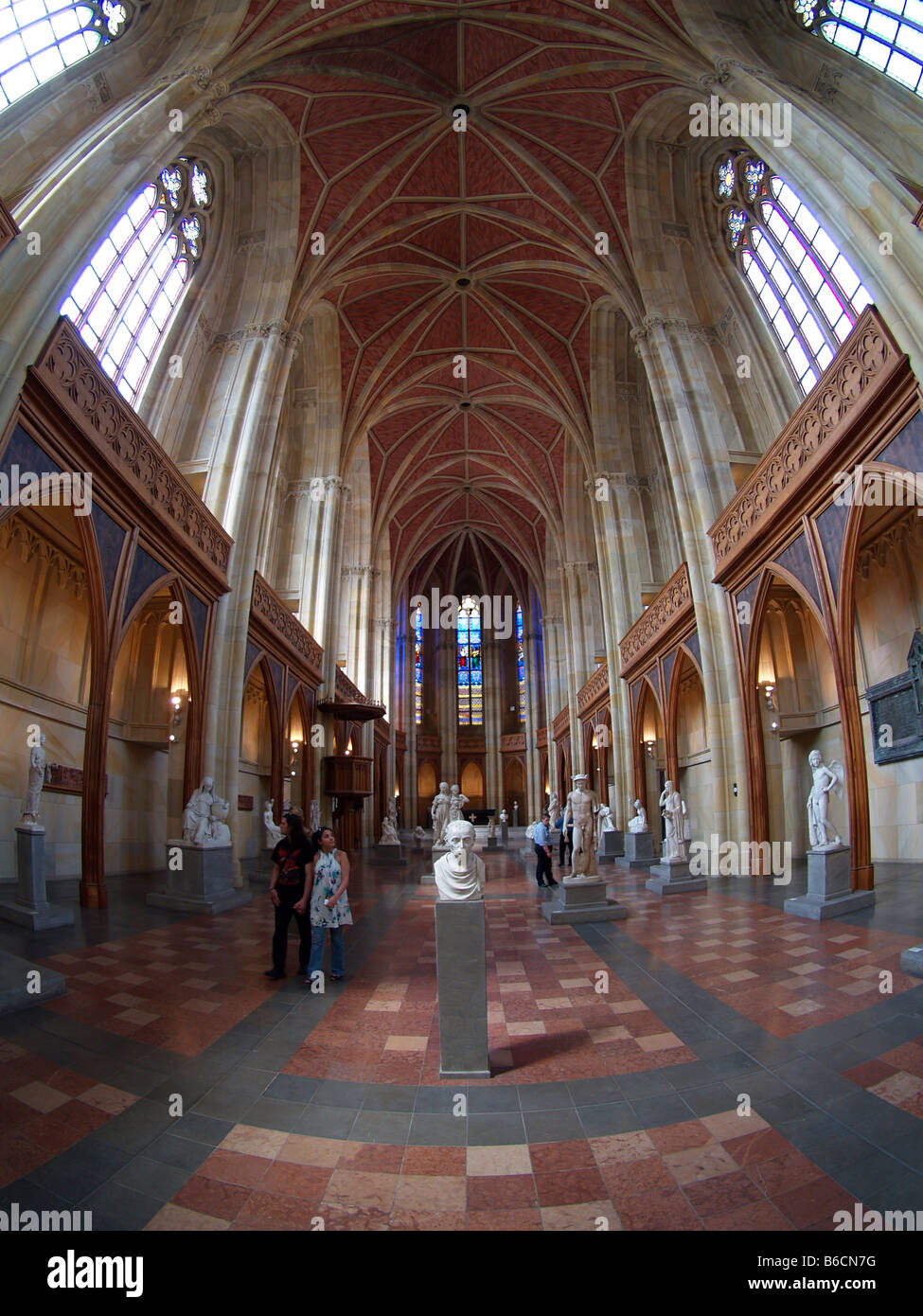 Interiors of church, Friedrichswerder Church, Berlin, Germany Stock ...
