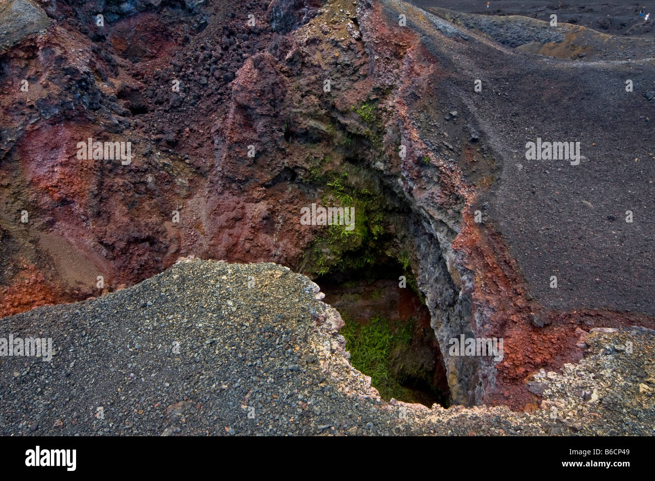 Volcanic Landscape Galapagos Island Ecuador Stock Photo - Alamy