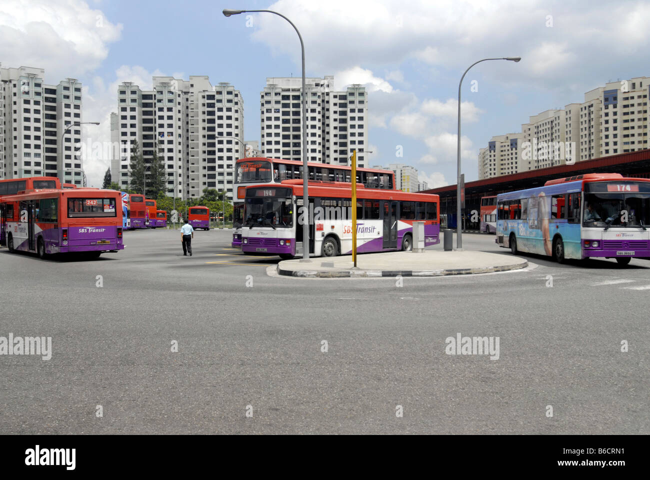 Singapore bus terminal hi-res stock photography and images - Alamy