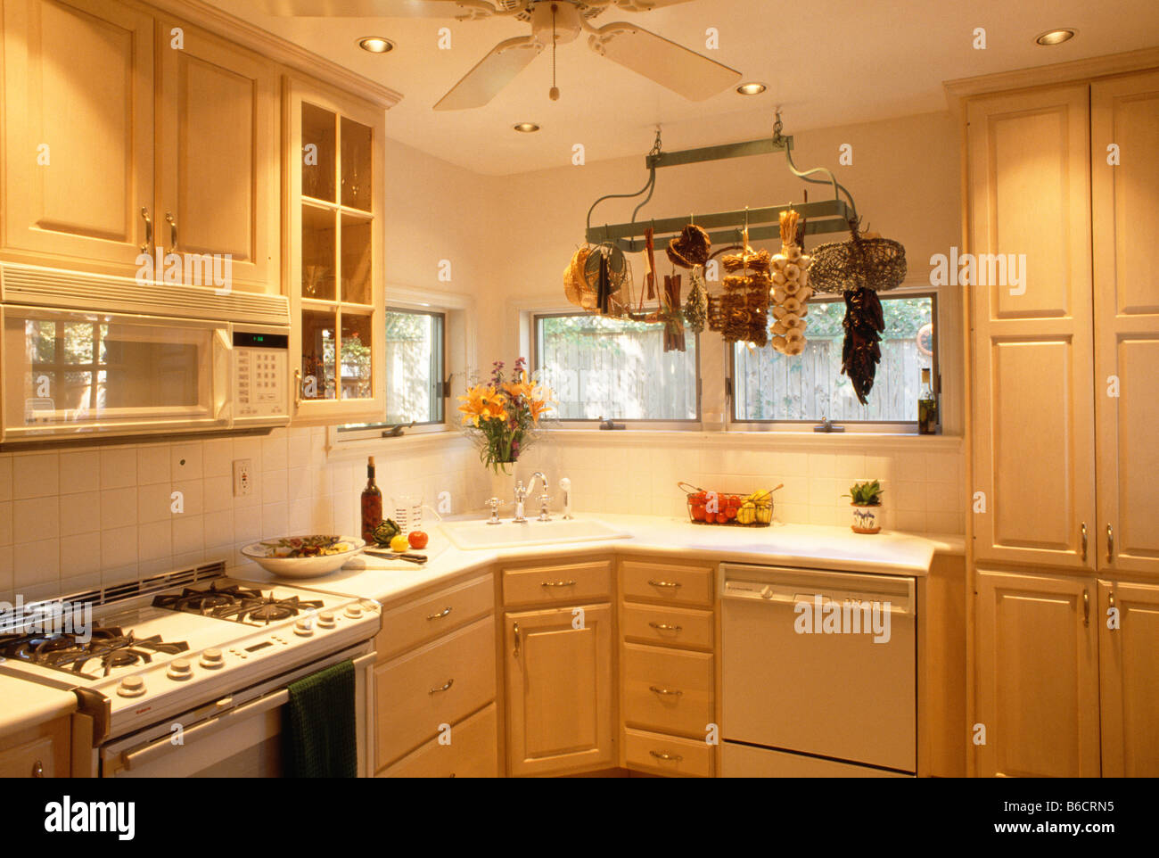 1990s kitchen interior hi-res stock photography and images - Alamy