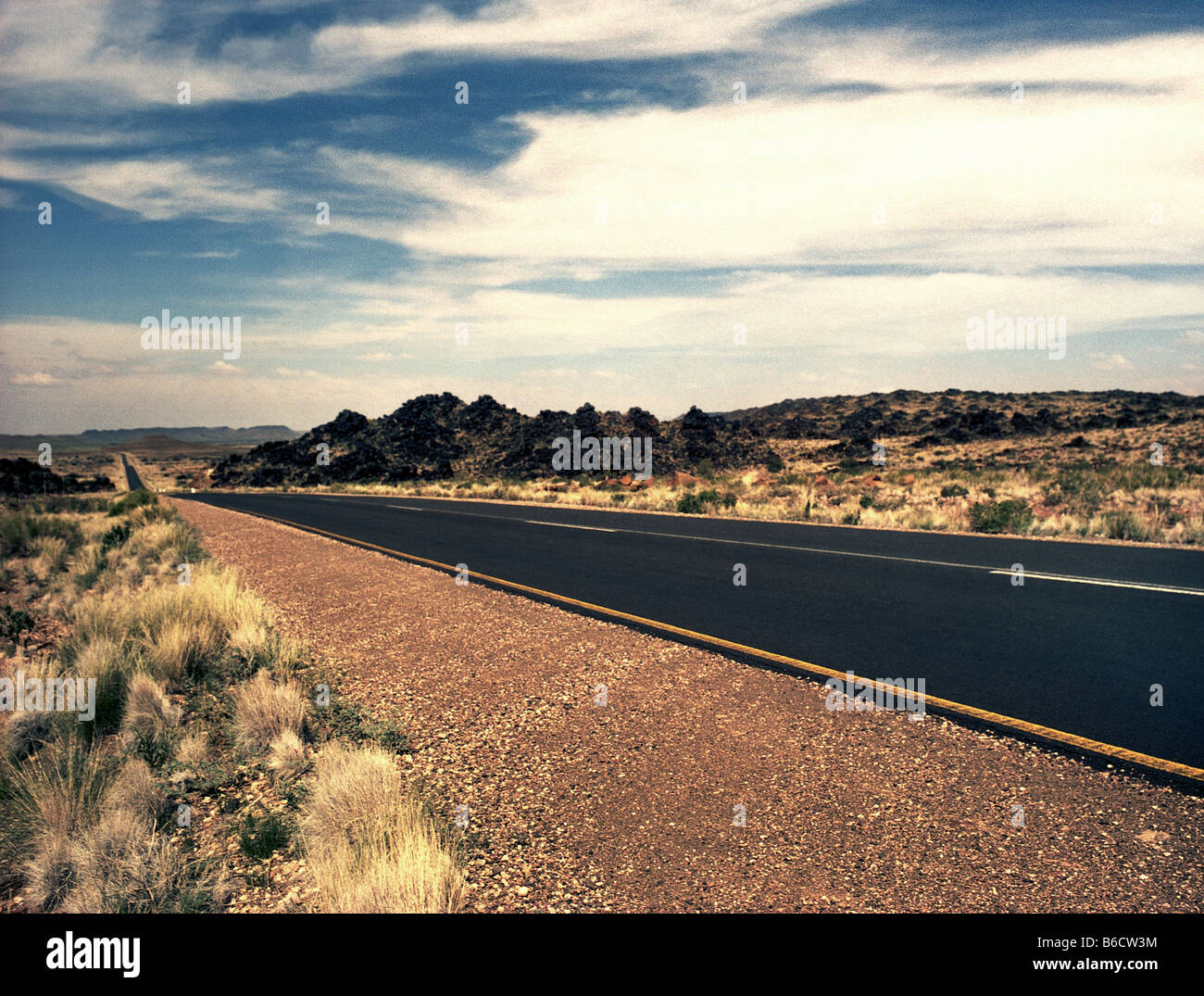 Road passing through landscape, Namibia Stock Photo - Alamy