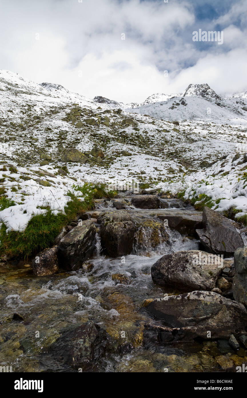 Snowdrift in the alps hi-res stock photography and images - Alamy
