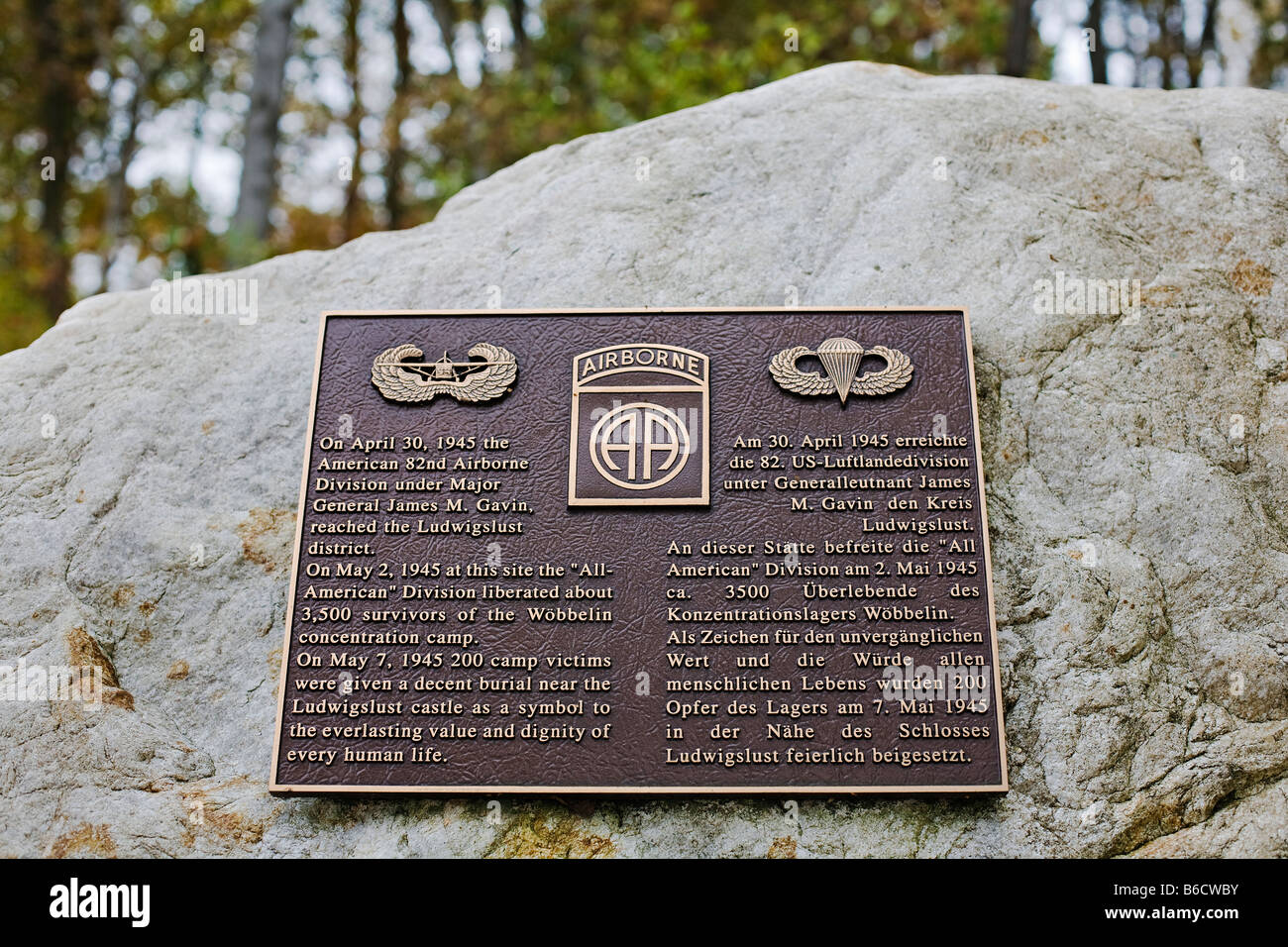Close-up of information board on rock, Germany, Europe Stock Photo - Alamy