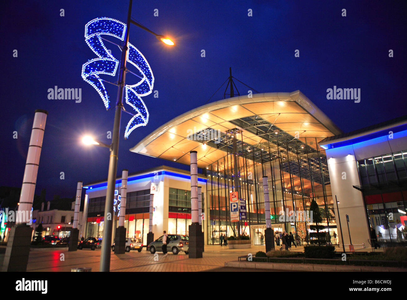 France, Calais At Christmas, Shopping Centre Stock Photo - Alamy