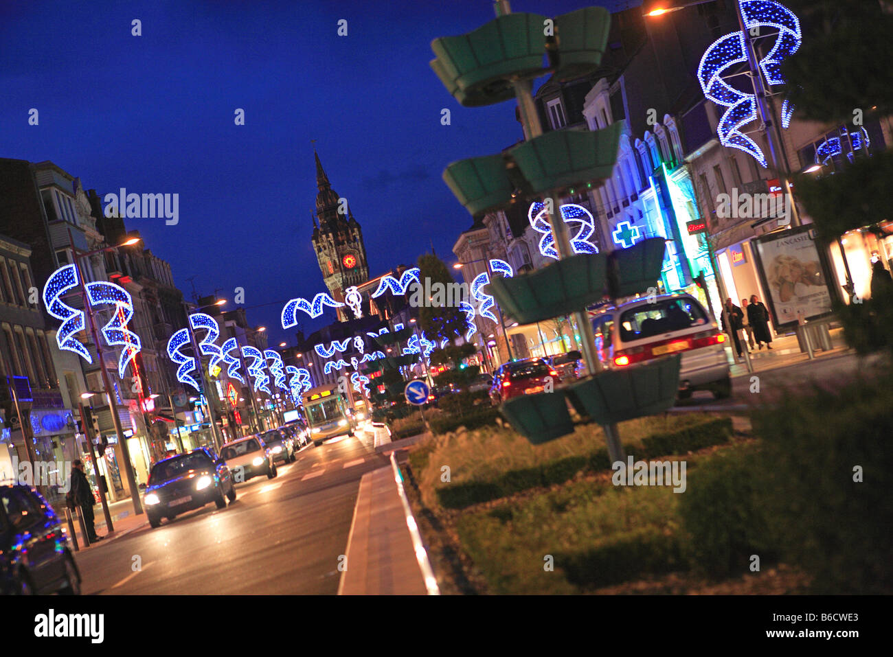 France, Calais At Christmas Stock Photo - Alamy