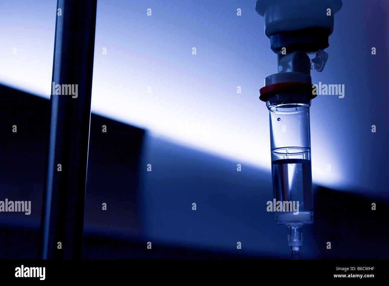 IV drip - saline solution Stock Photo - Alamy