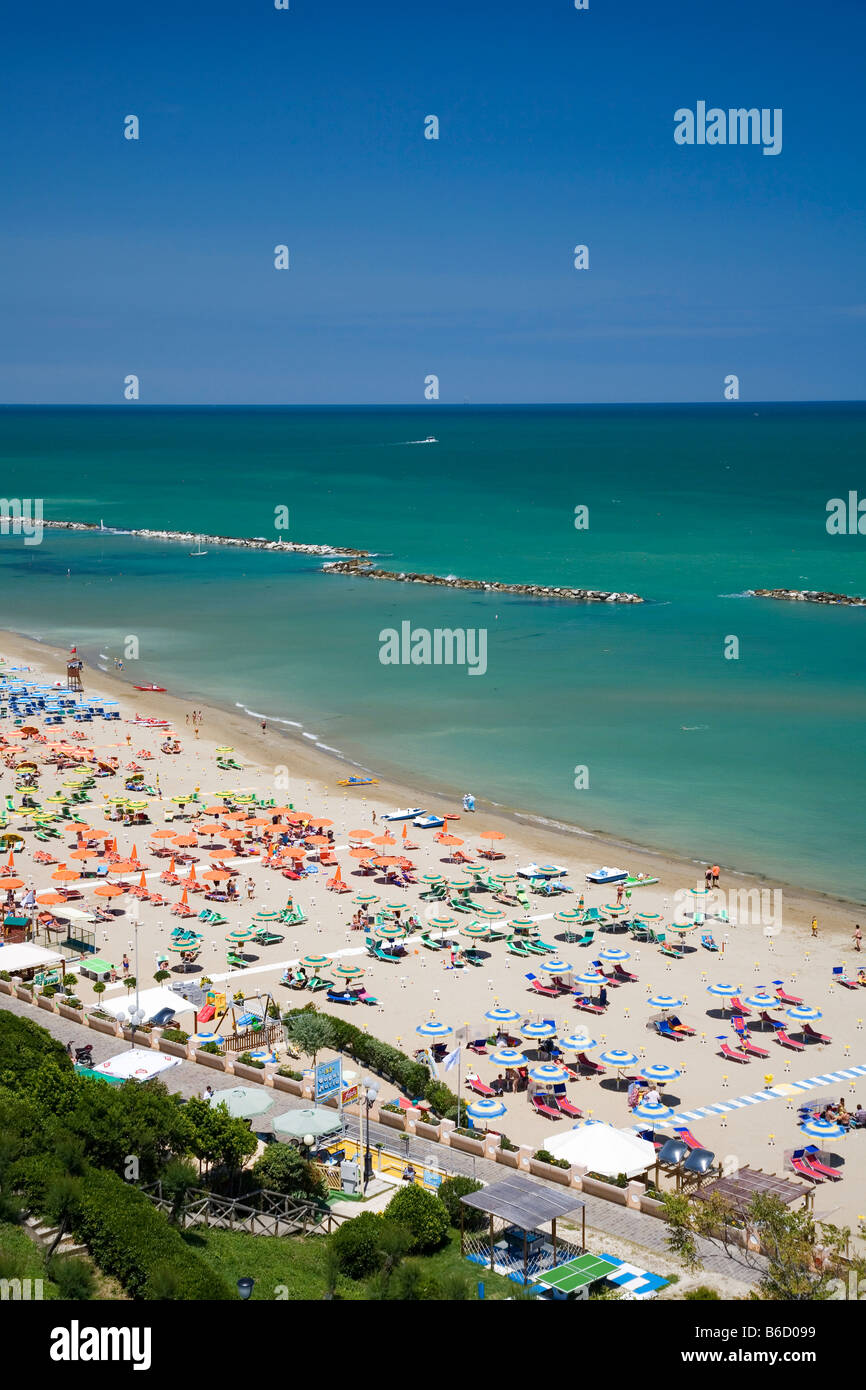 Adriatic Riviera, Gabbice Mare Stock Photo - Alamy