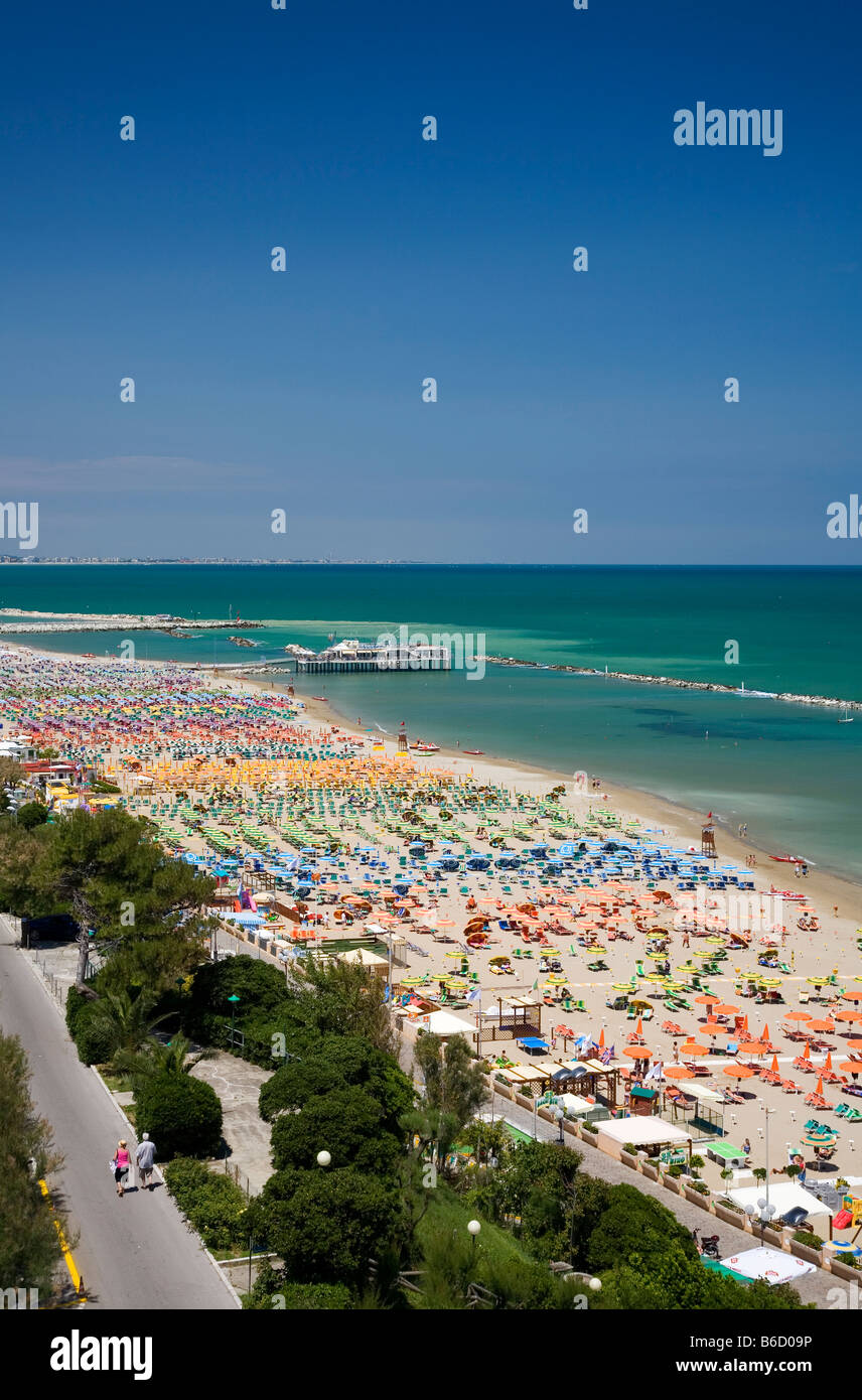 Adriatic Riviera, Gabbice Mare Stock Photo - Alamy