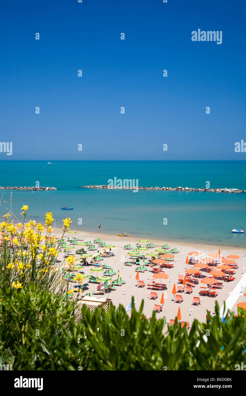 Adriatic Riviera, Gabbice Mare Stock Photo - Alamy