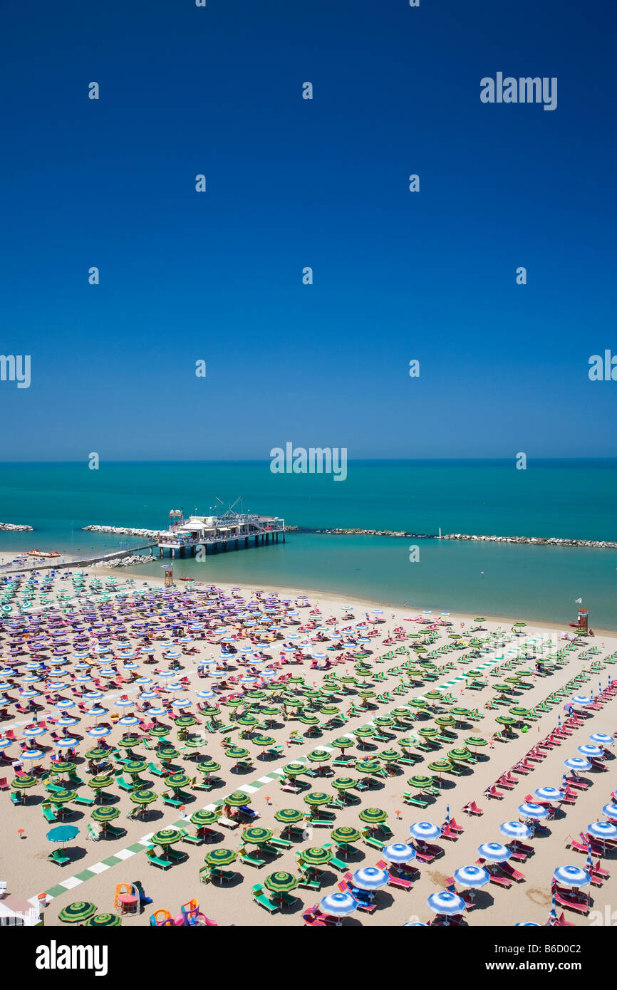 Adriatic Riviera, Gabbice Mare Stock Photo - Alamy