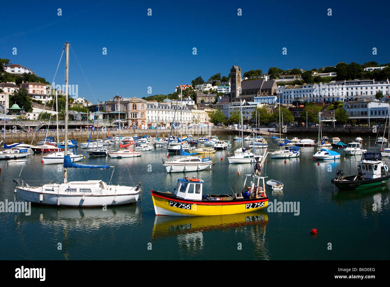 Torquay Harbour, Torquay, Devon, England, UK, Europe Stock Photo - Alamy