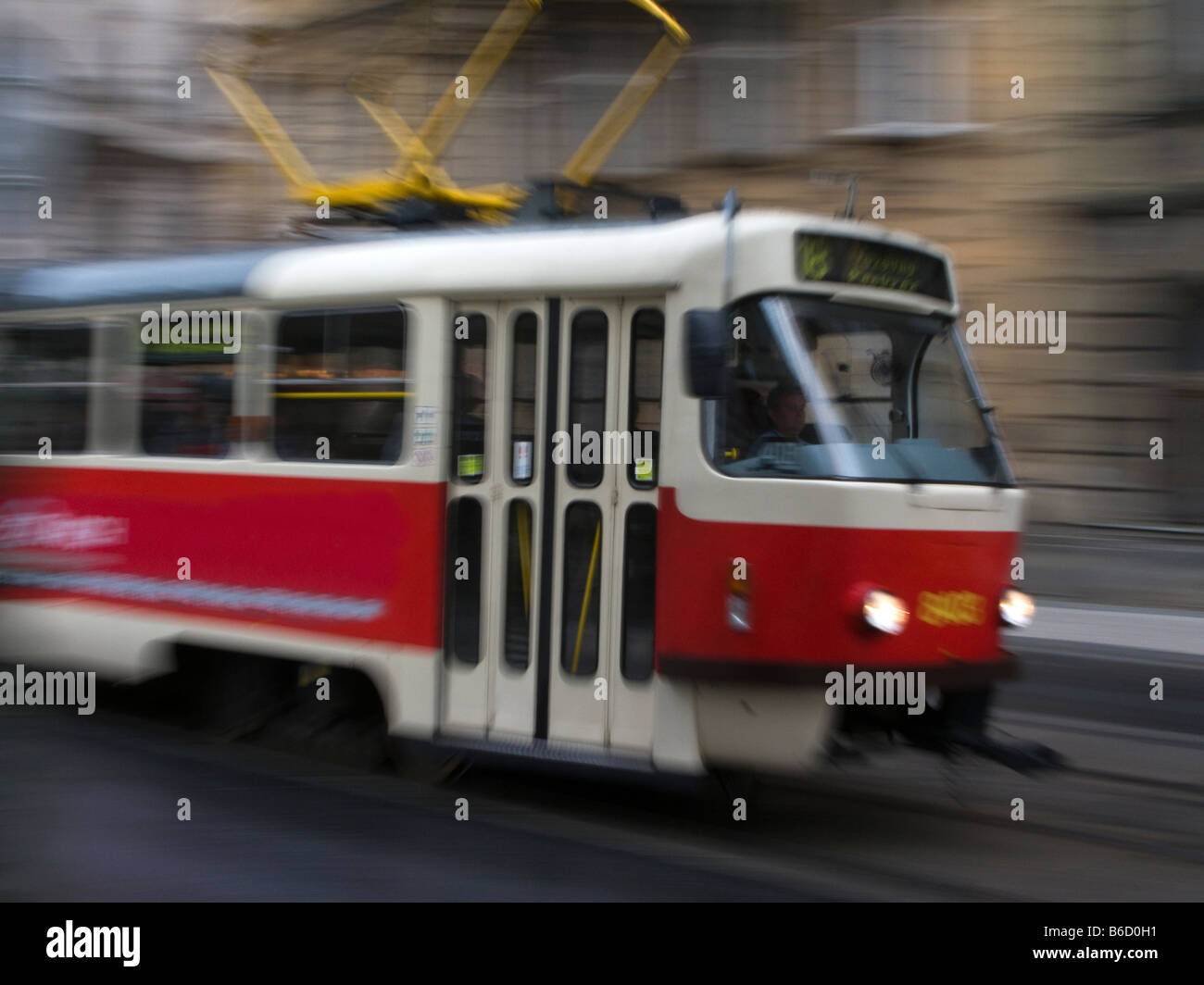 Prague old town tram hi-res stock photography and images - Alamy