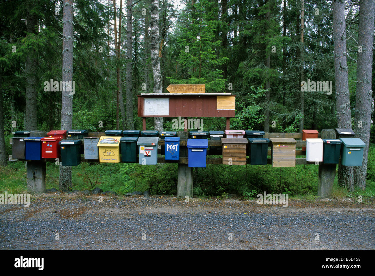 Mailboxes colors hi-res stock photography and images - Alamy