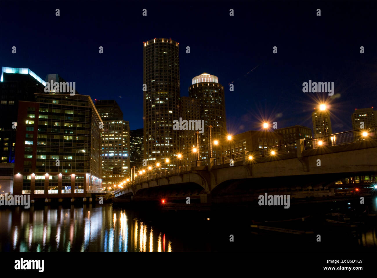 Evelyn Moakley Bridge at Boston, MA Stock Photo - Alamy