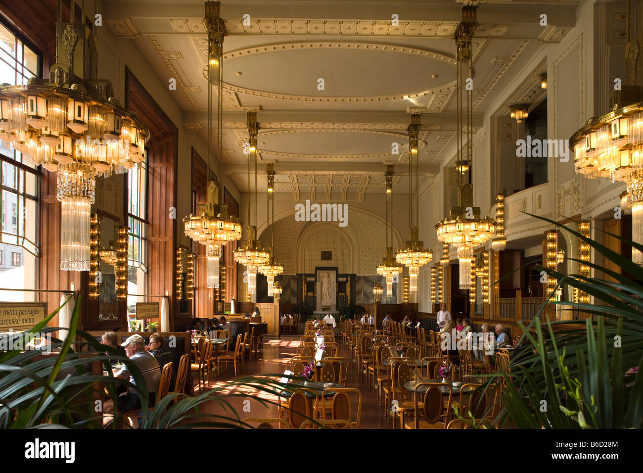 OBECNI DUM MUNICIPAL HOUSE CAFE NOVE MESTO PRAGUE CZECH REPUBLIC Stock ...