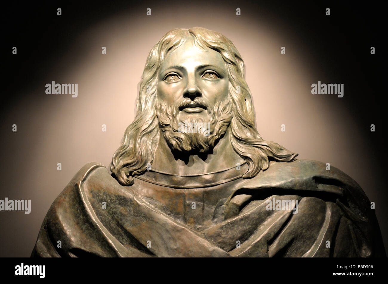 Bronze Of Christ The Saviour, St John's Cathedral Stock Photo - Alamy