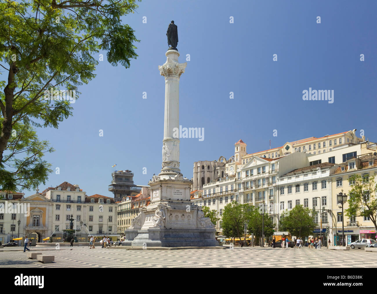Rossio historical monuments hi-res stock photography and images - Alamy