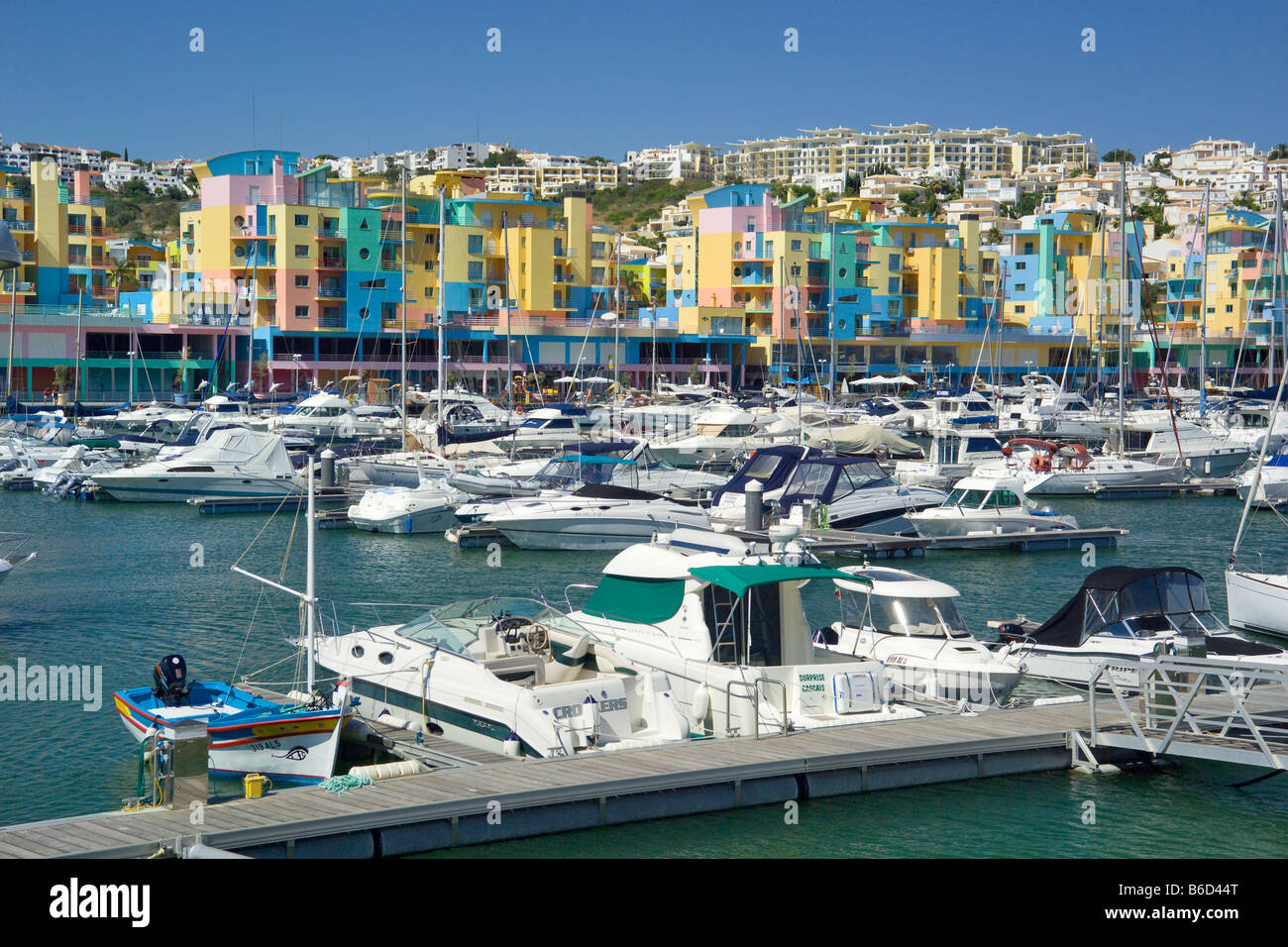 Portugal, The Algarve, Albufeira Marina Stock Photo - Alamy