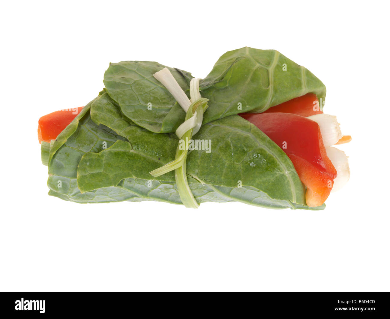Raw Vegetable Wrap Stock Photo - Alamy