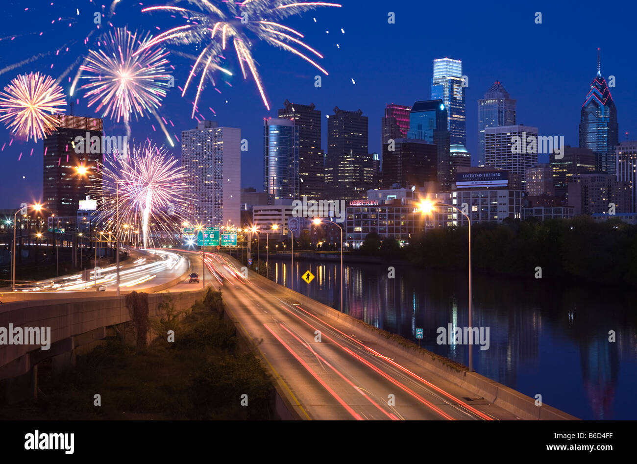 Skyline highway 76 schuylkill expressway hi-res stock photography and ...