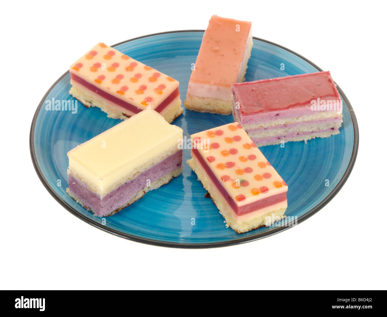 Petits Fours Aux Fruits Stock Photo - Alamy