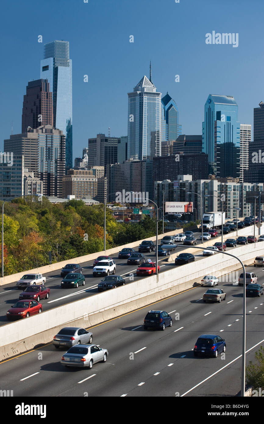 2013 HISTORICAL INTERSTATE 76 SCHUYLKILL EXPRESSWAY DOWNTOWN SKYLINE ...