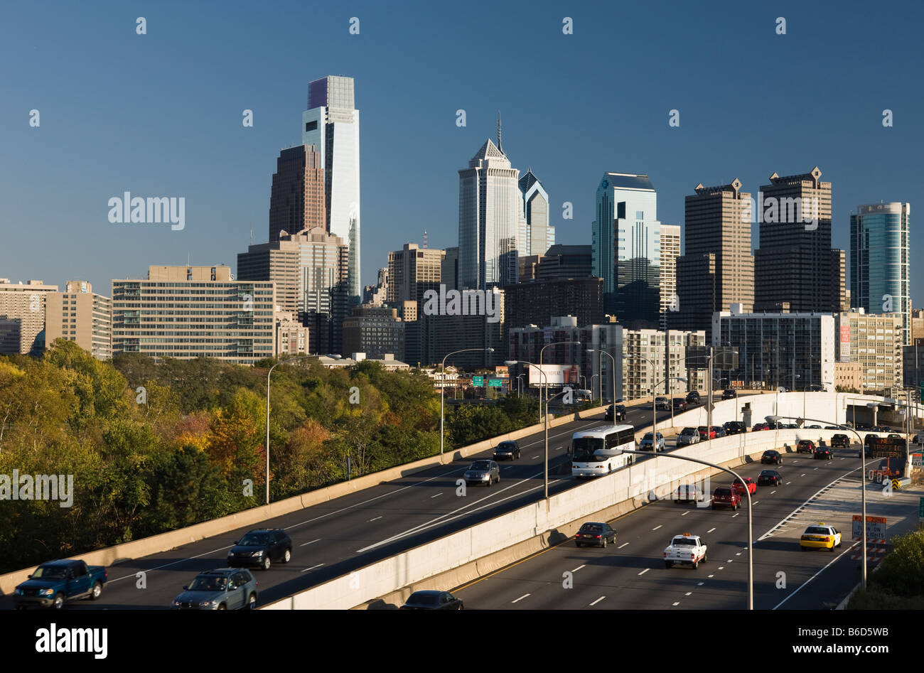 2013 HISTORICAL INTERSTATE 76 SCHUYLKILL EXPRESSWAY DOWNTOWN SKYLINE ...