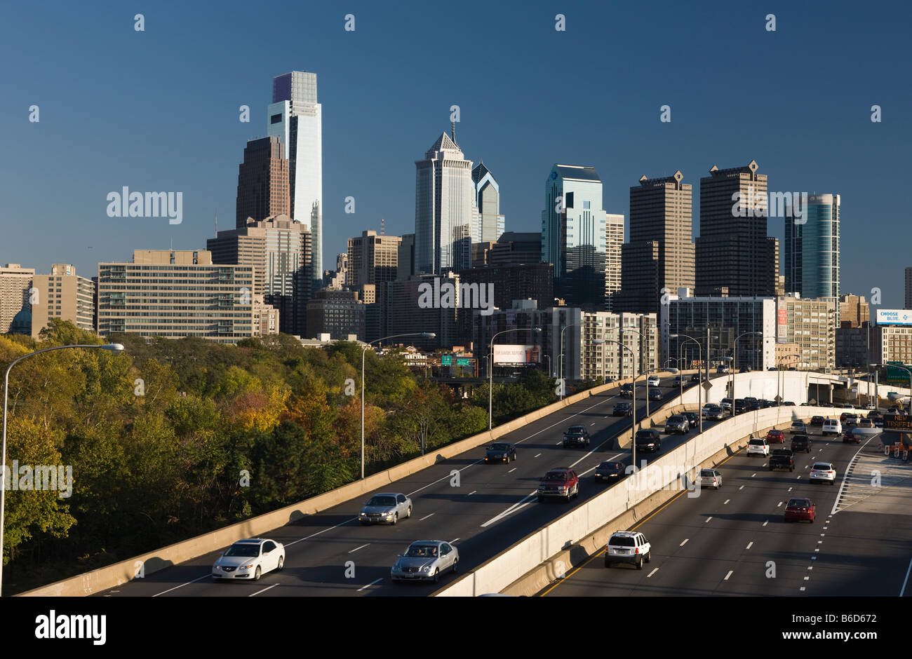 Skyline highway 76 schuylkill expressway hi-res stock photography and ...
