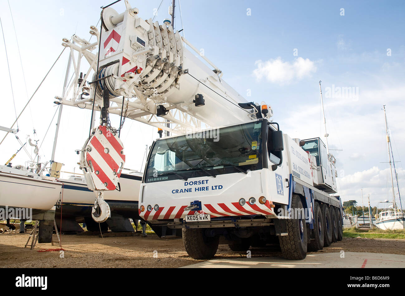 Liebherr mobile crane hi-res stock photography and images - Alamy