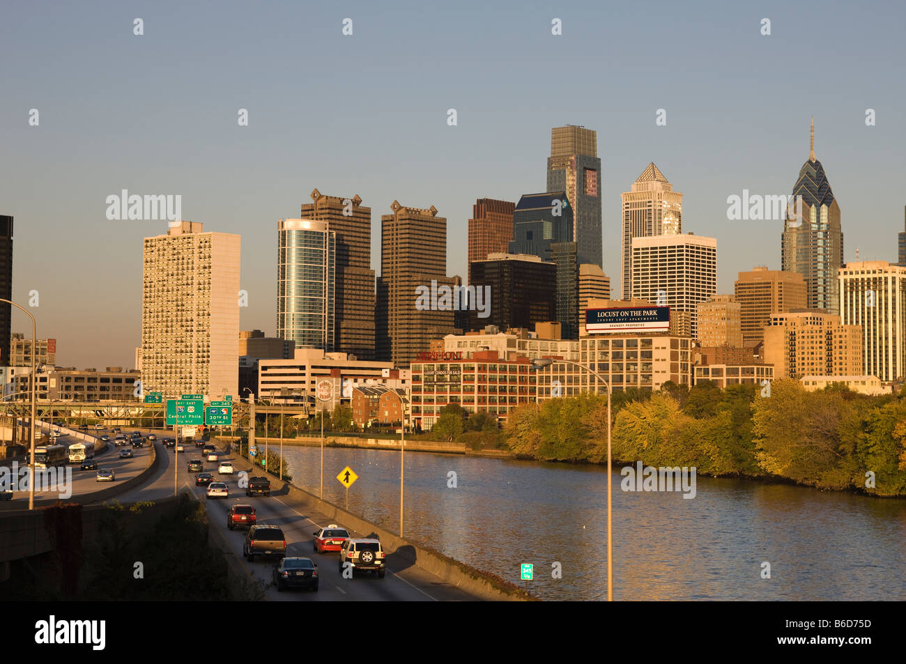 2013 HISTORICAL ROUTE I-76 SCHUYLKILL EXPRESSWAY DOWNTOWN SKYLINE ...