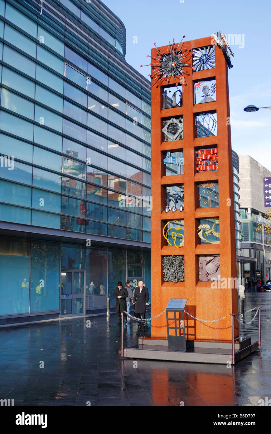 Paradise Street area of Liverpool One shopping complex including the ...