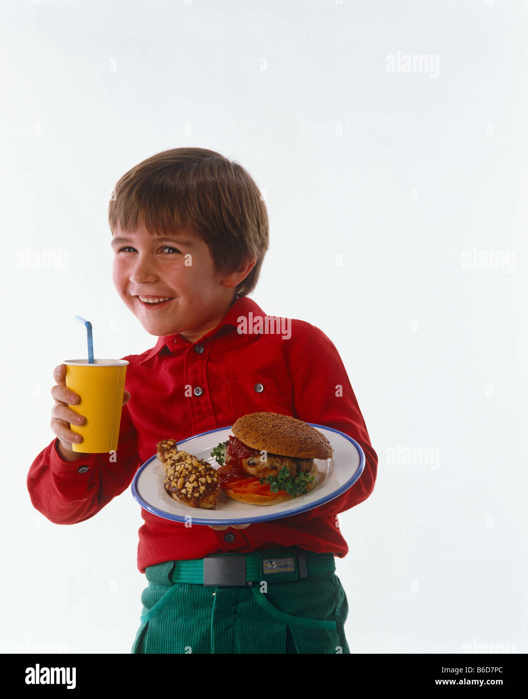 Child chicken leg hi-res stock photography and images - Alamy