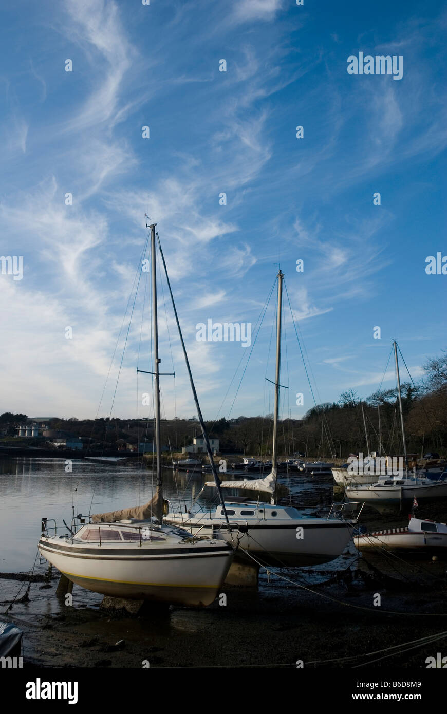 Truro river - Malpas, Cornwall, England Stock Photo - Alamy