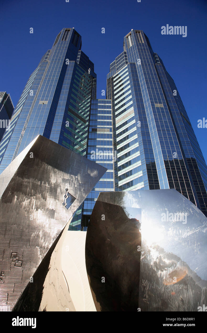 China Beijing Central Business District highrise office building Stock ...